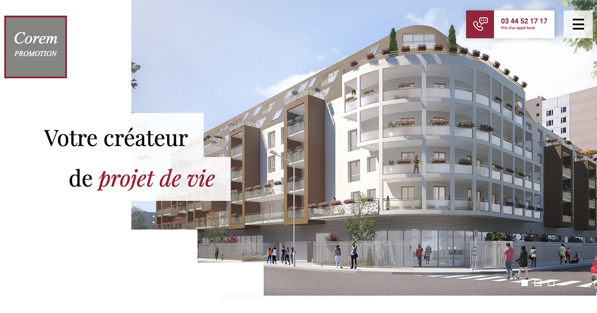 Découvrez nos résidences | Corem Promotion